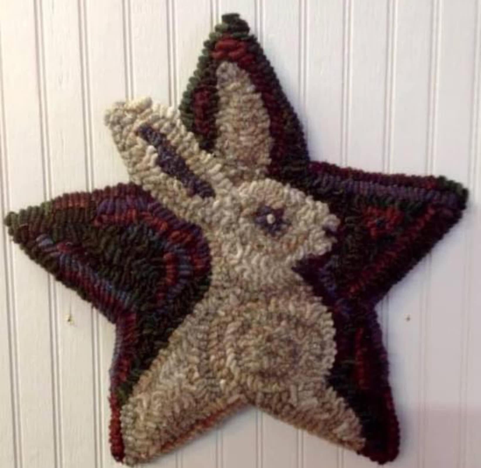Bunny Star – Rug Hooking Patterns By Kathy Graybill
